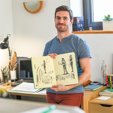 Clément Rizzo, le dessin dans la peau - Savoie.fr